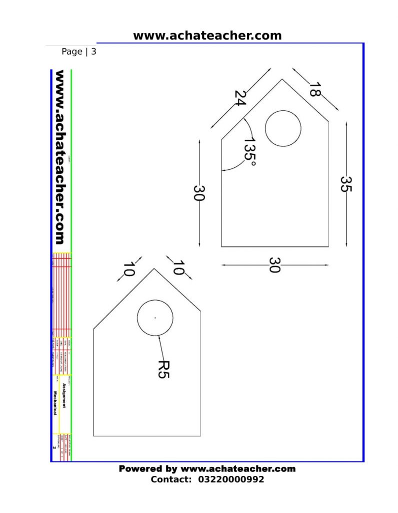 AutoCAD Practical Exercises