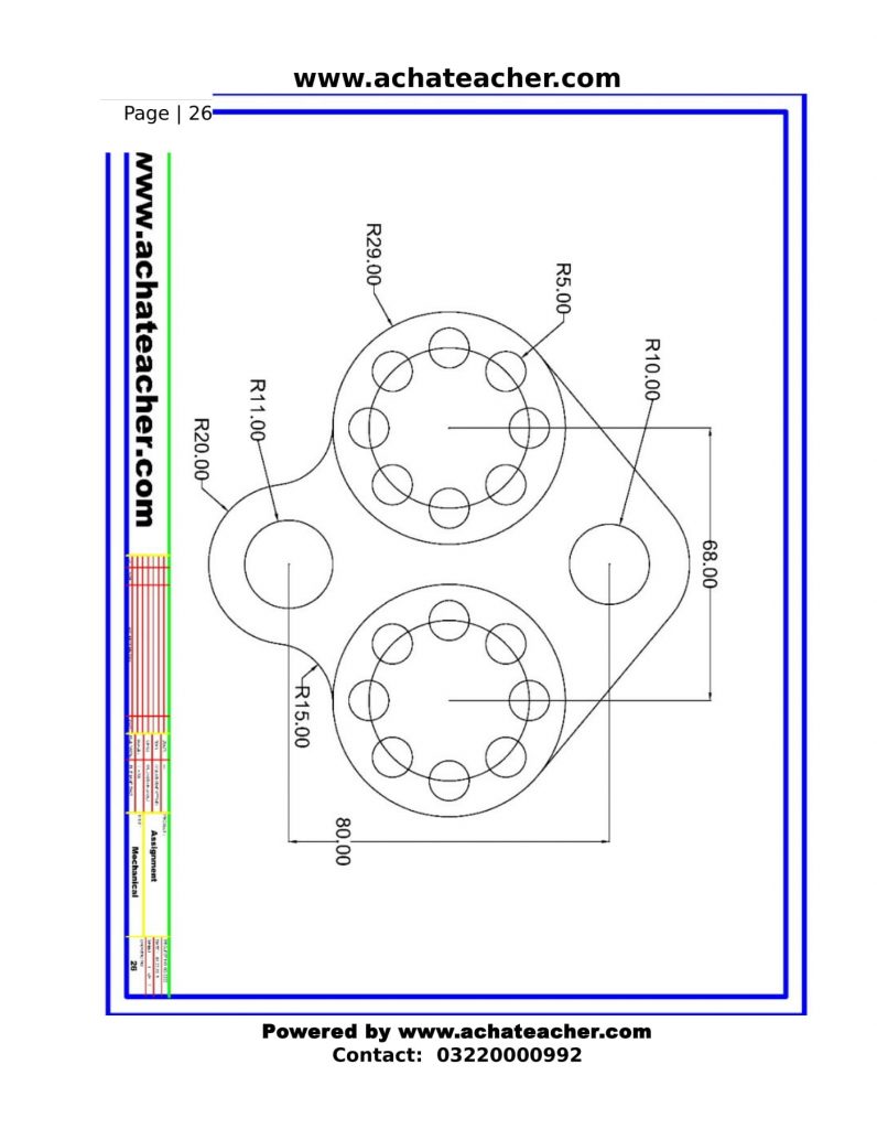 AutoCAD Practical Exercises